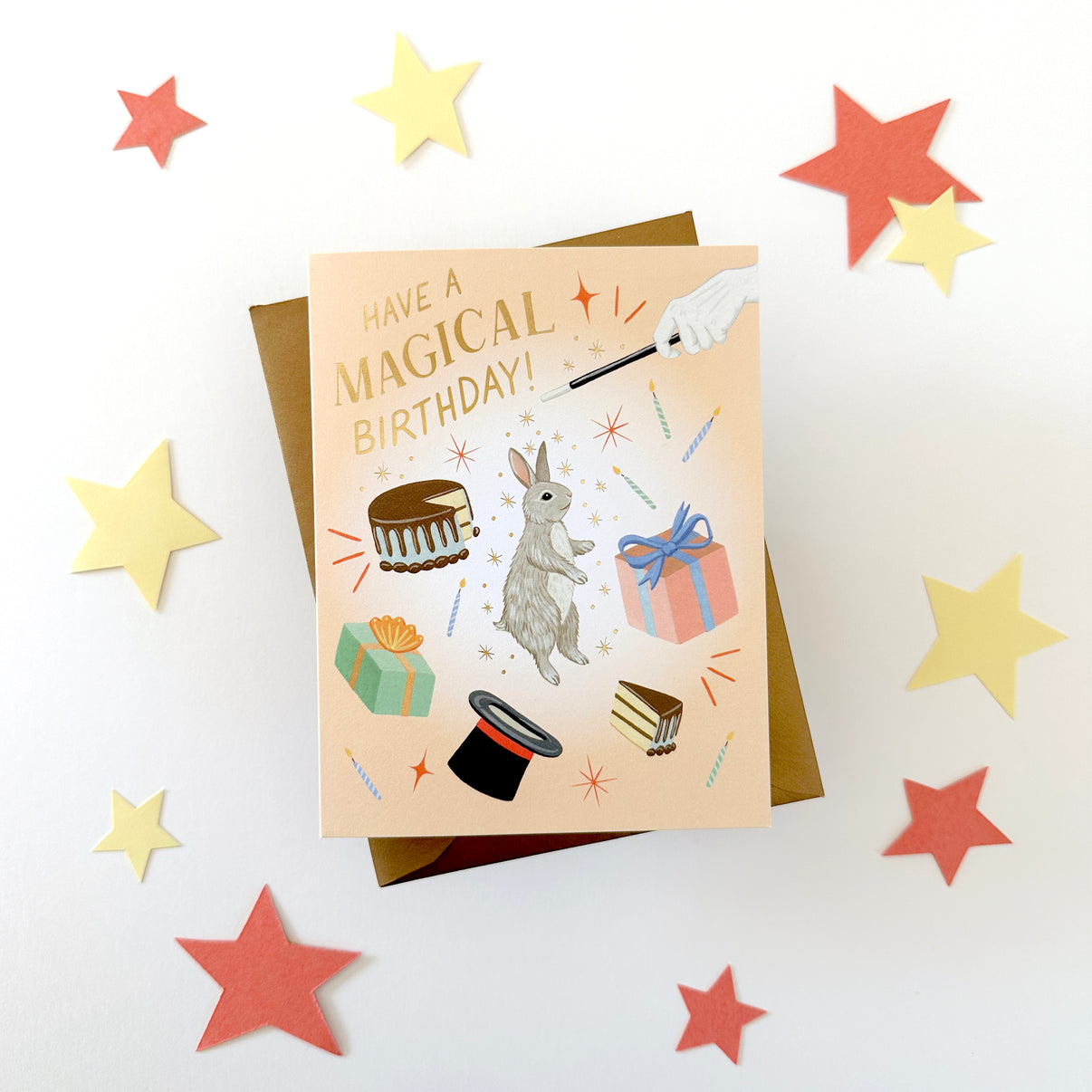 MAGICAL BUNNY - BIRTHDAY GREETING CARD – Yeppie Paper
